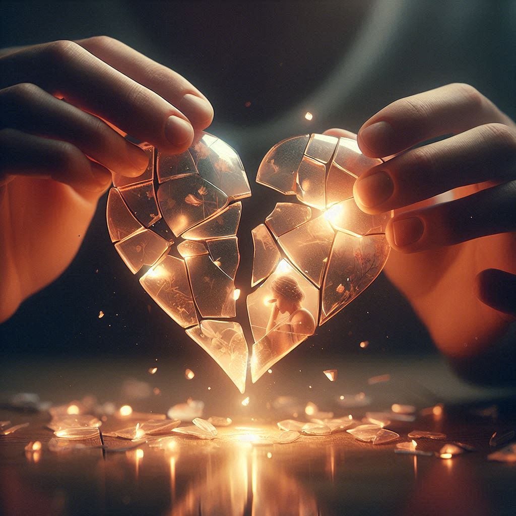 Fragments of Us: Piecing Together a Broken Heart | by LucieArt | World ...