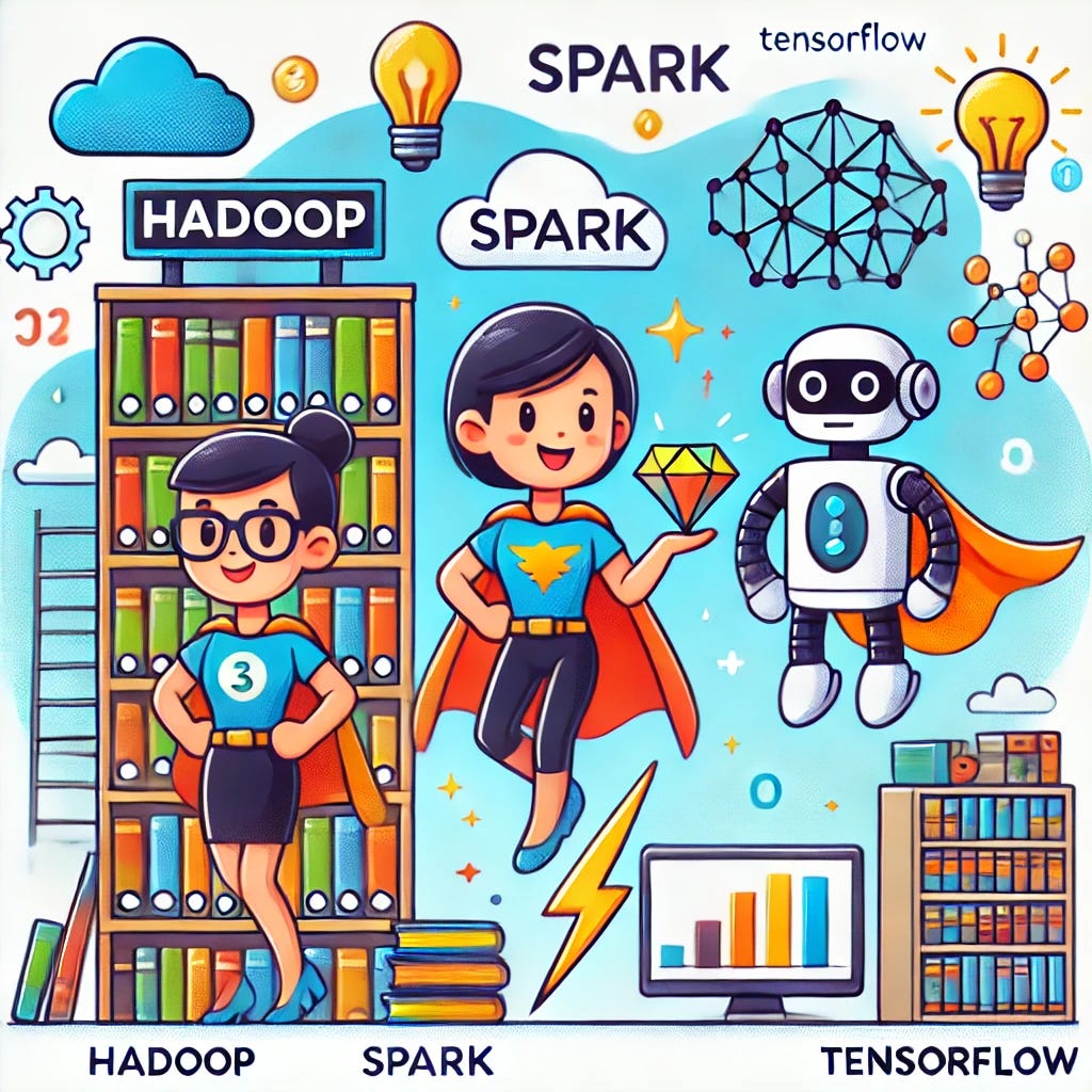 Hadoop, Spark & TensorFlow. A quick re-go-through the concepts… | by Sachin | Medium