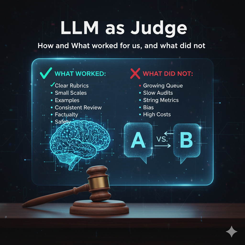 Scaling Evaluation with LLM Judges: Our Approach and Findings | by ...