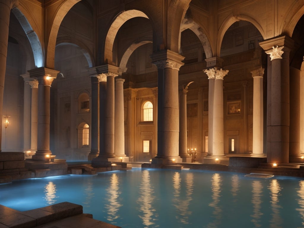 Roman baths — an egalitarian pleasure funded from the imperial treasury ...