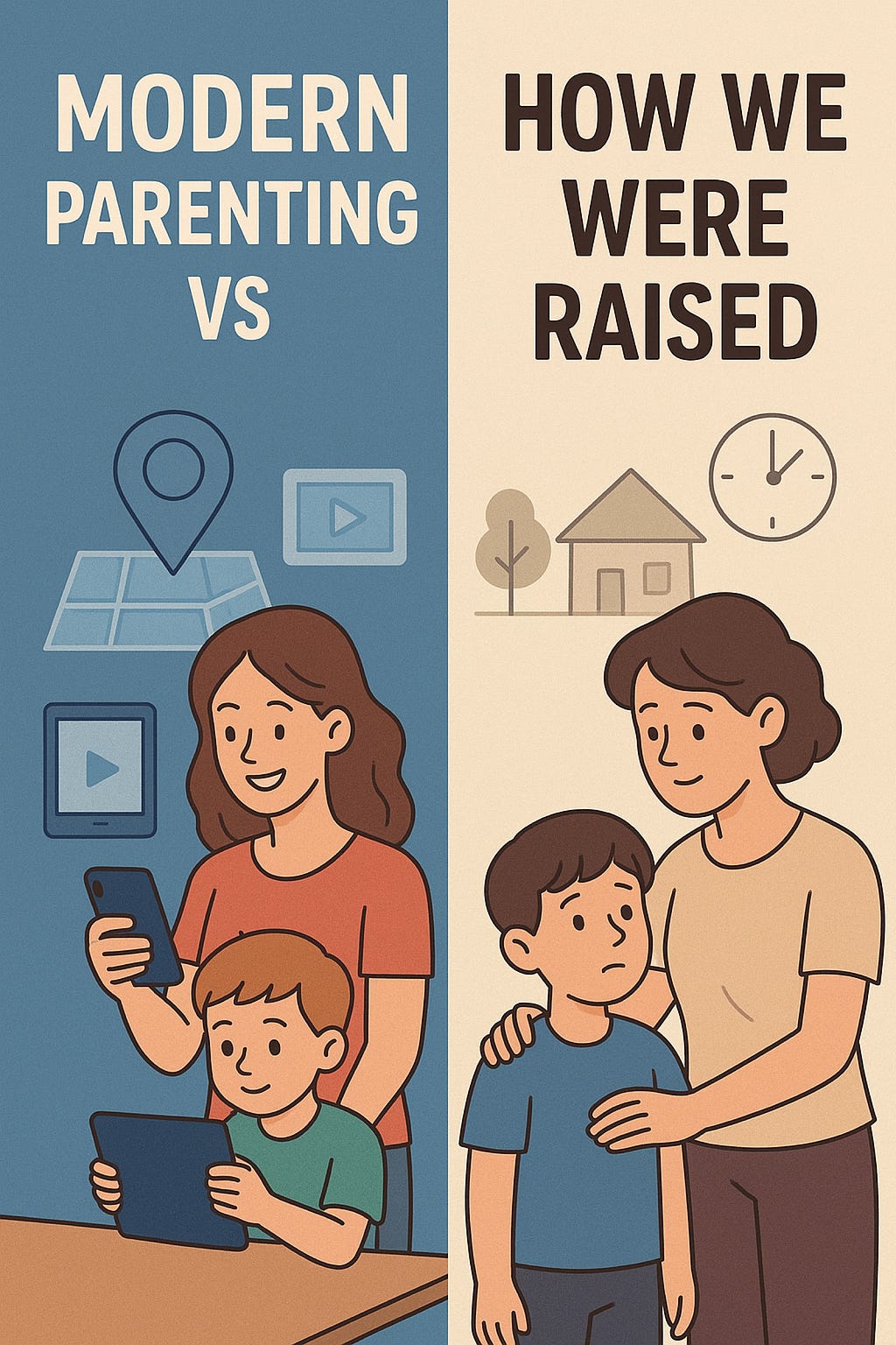 Modern Parenting vs. How We Were Raised: A Generational Shift | by ...
