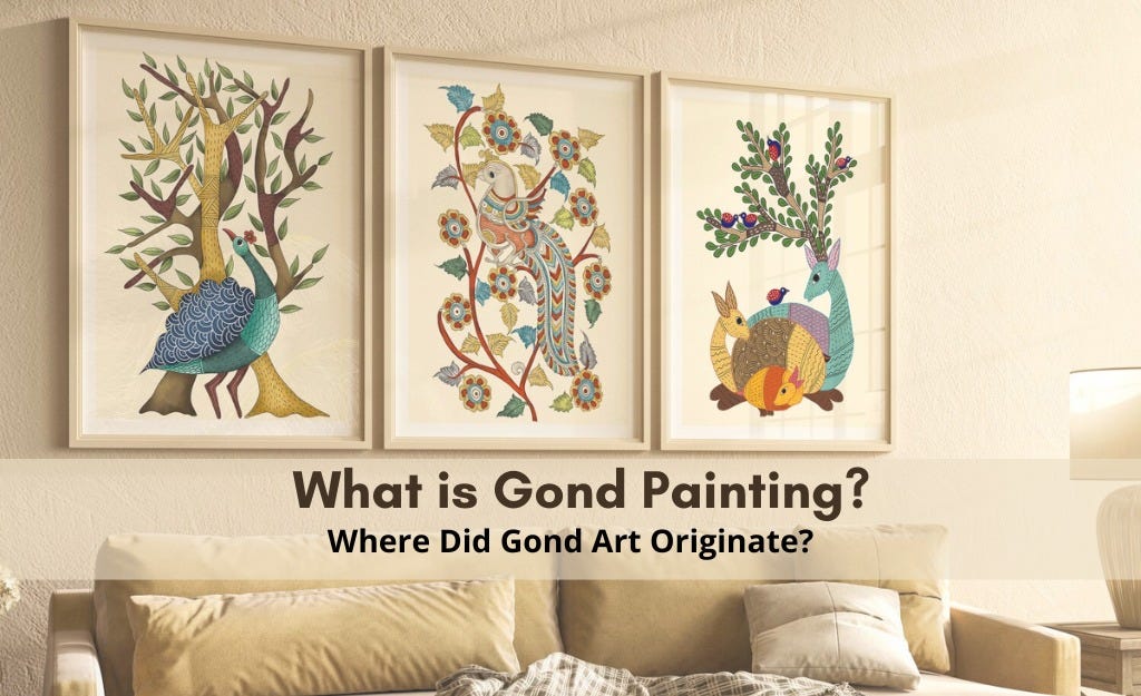 What is Gond Painting ? Where did Gond Art originate ? | by Saaj Singh ...