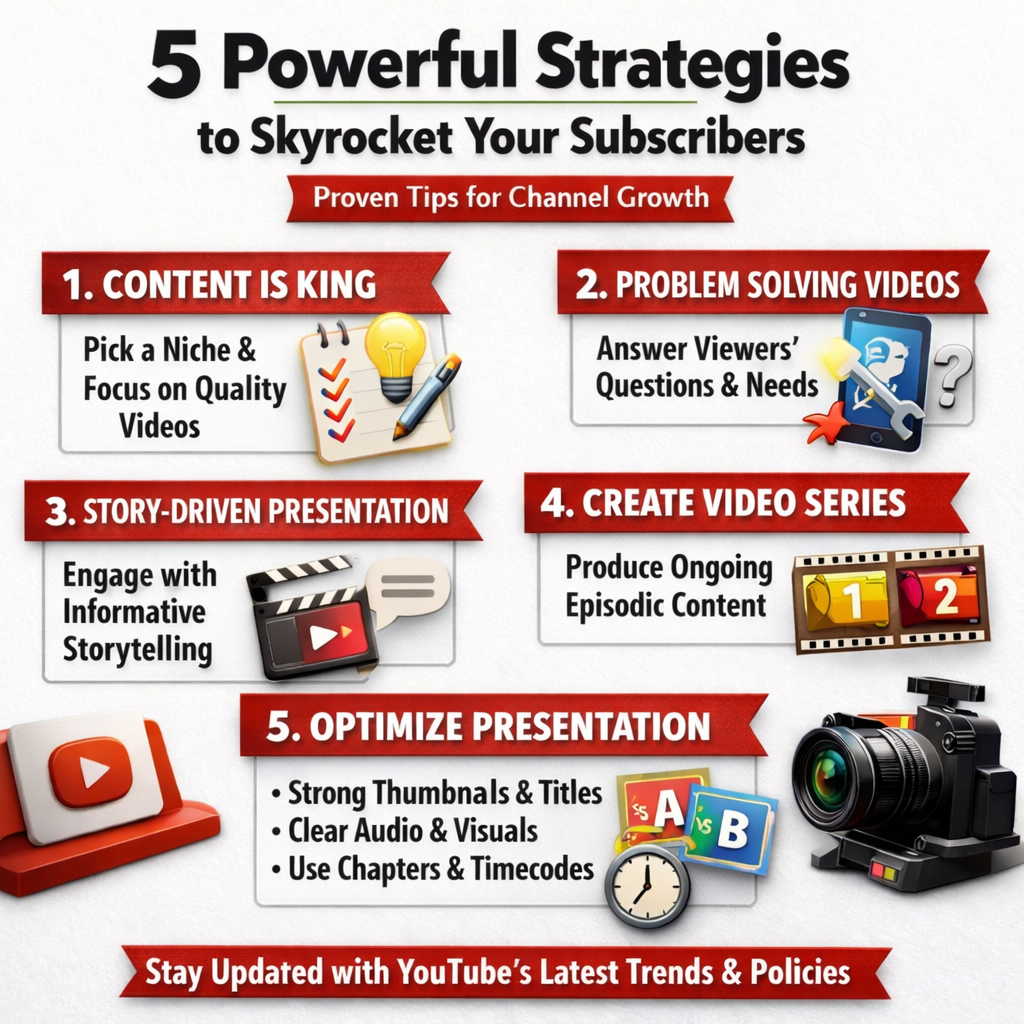 5 Powerful Strategies to Skyrocket Your YouTube Subscribers Fast | by Seikh Suraj | Write A ...