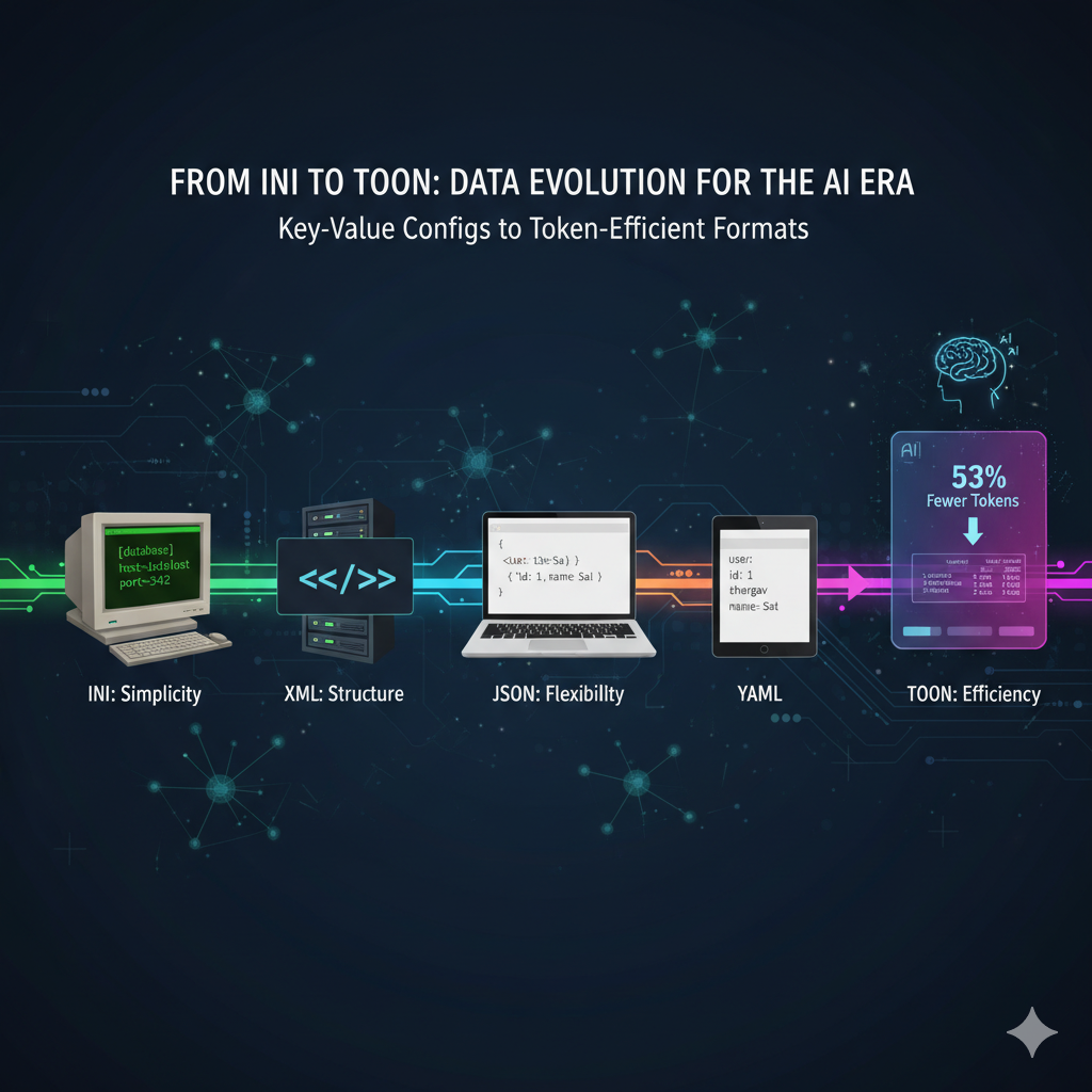 From INI to TOON: The Untold Story of How Data Formats Evolved for the ...