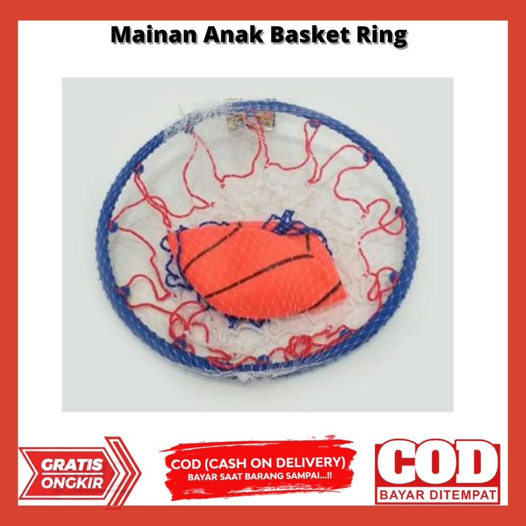BOLA BASKET DAN RING BASKET MAINAN ANAK MURAH Ring Basket Set terdiri ...