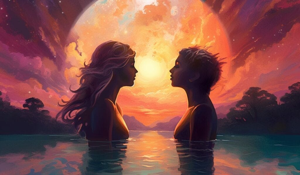 Sun and Moon Connections: Emotional Depth in Relationships | by Astro ...