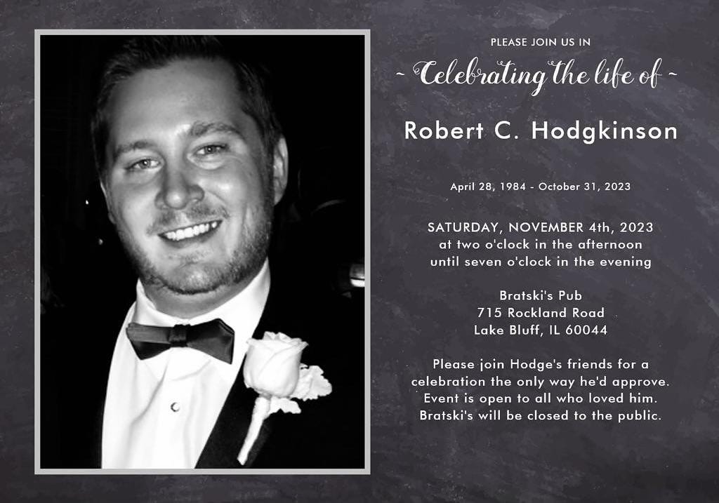 A Tribute to Hodge (Robert Christian Hodgkinson) | by ZackTeibloom | Medium