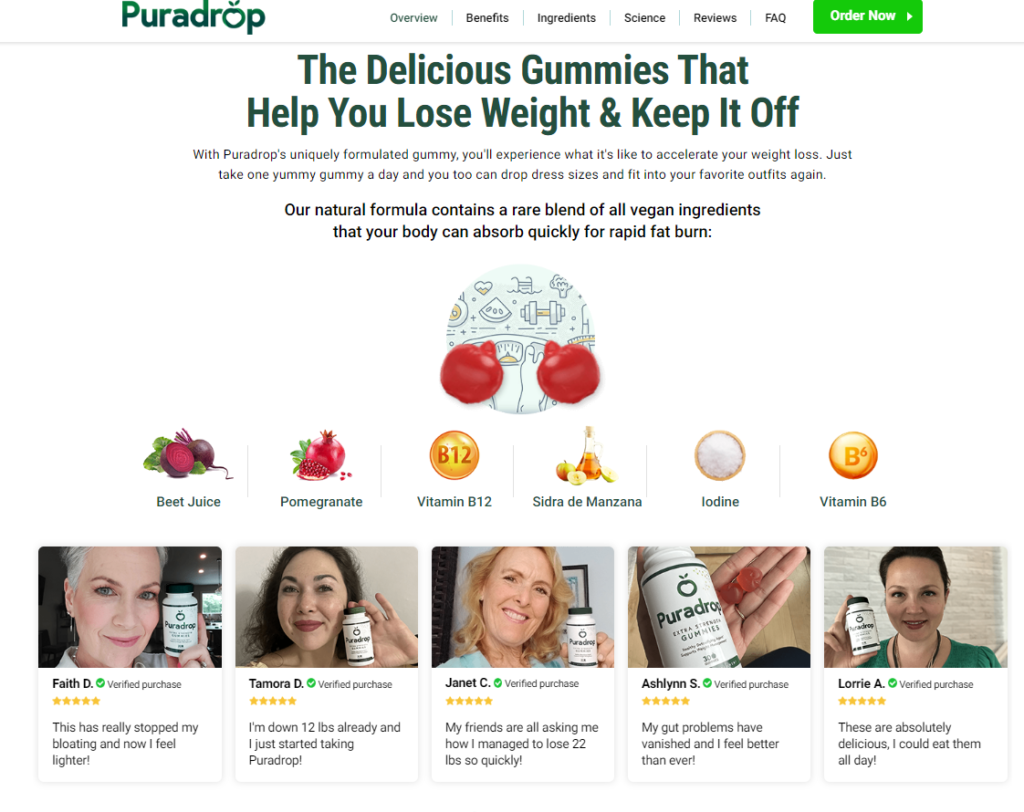 {SCAM EXPOSED} Puradrop Gummies Reviews Weight Loss Warnings Alert Read ...