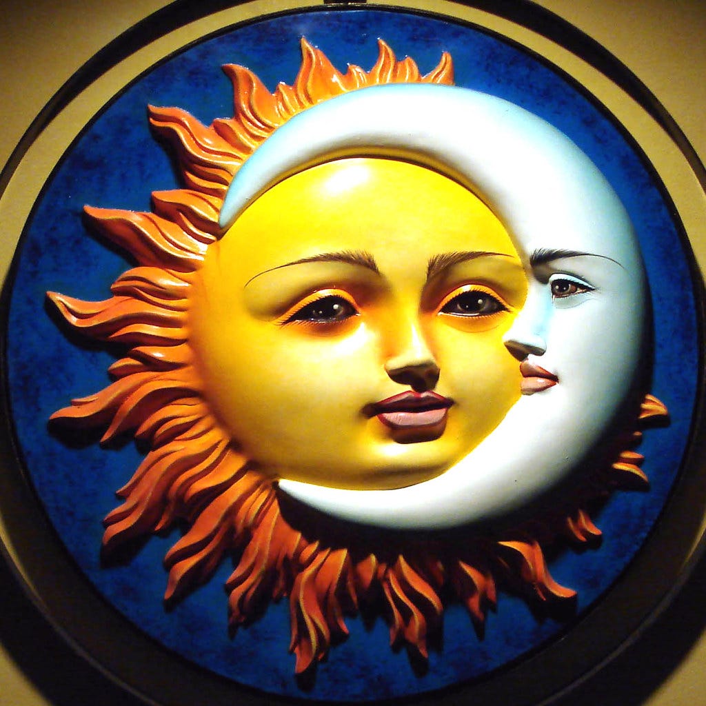 He Said — She Said. Sun-Moon Reflections | by Harry Stefanakis | Medium