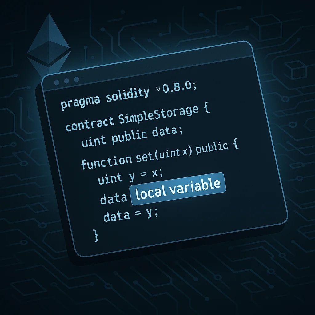 Understanding Local Variables in Solidity: A Comprehensive Guide | by Mrinalani | Apr, 2025 | Medium