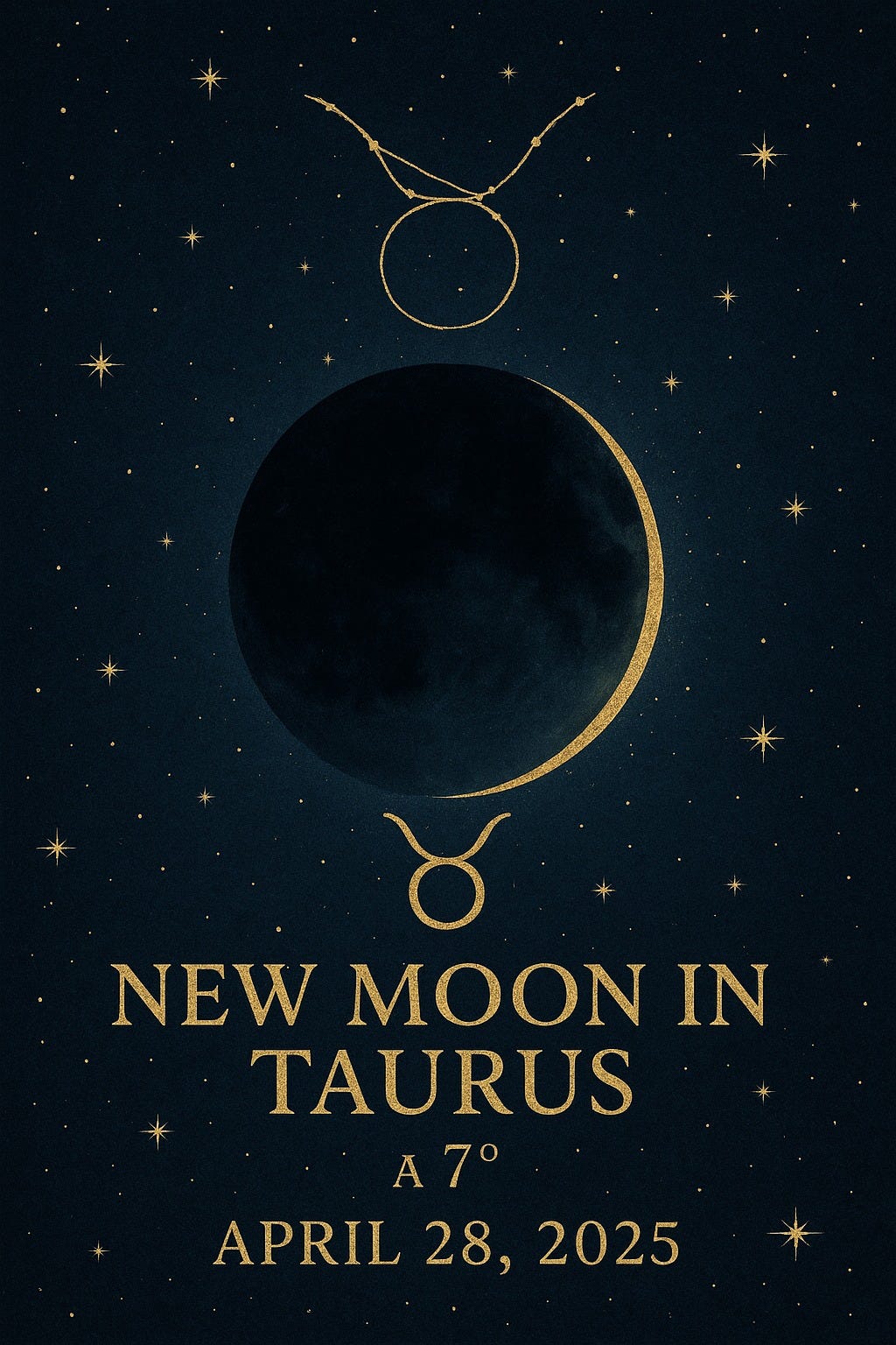 New Moon in Taurus — April 28, 2025 @ 7° AEST The Sacred Return to Self ...