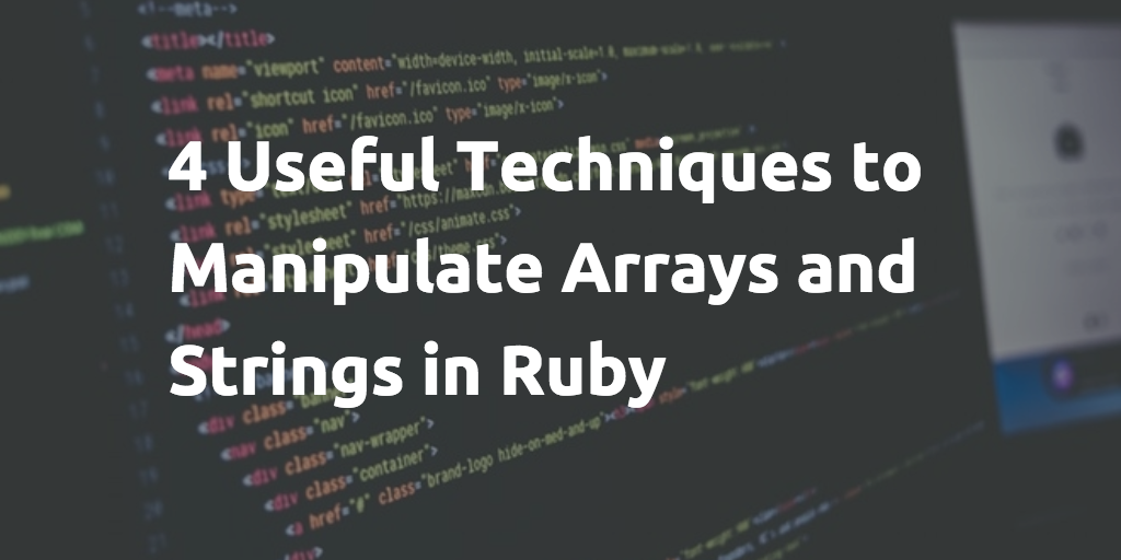 Ruby String Lines To Array at Steven Simon blog