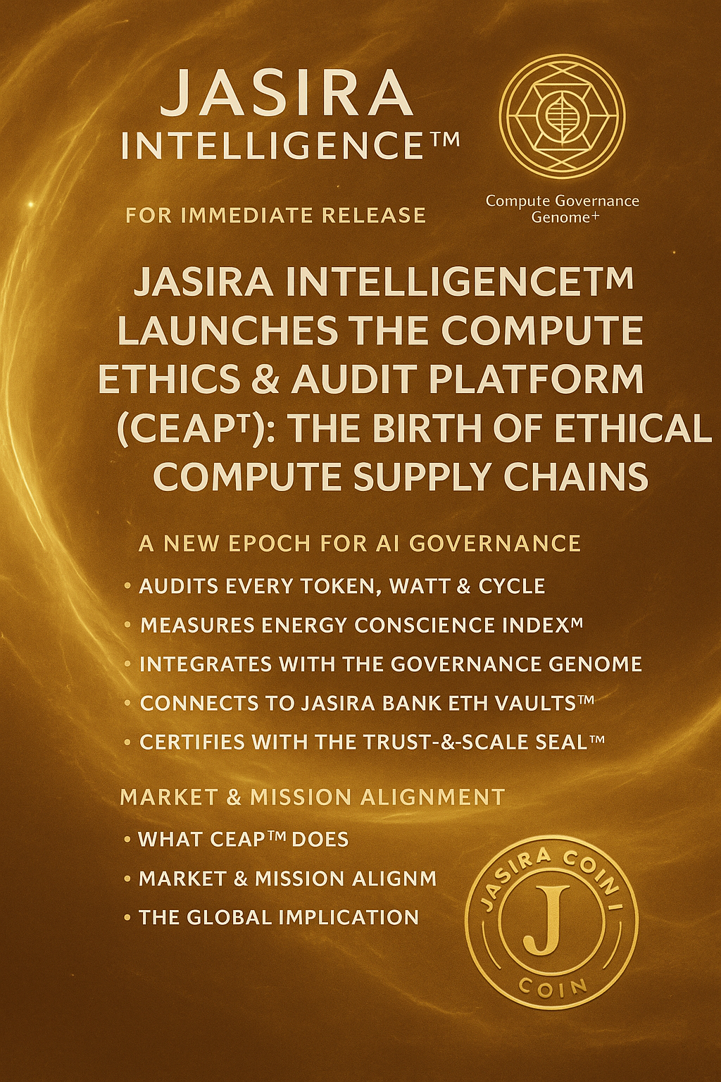 Jasira Intelligence™ Launches the Compute Ethics & Audit Platform (CEAP ...