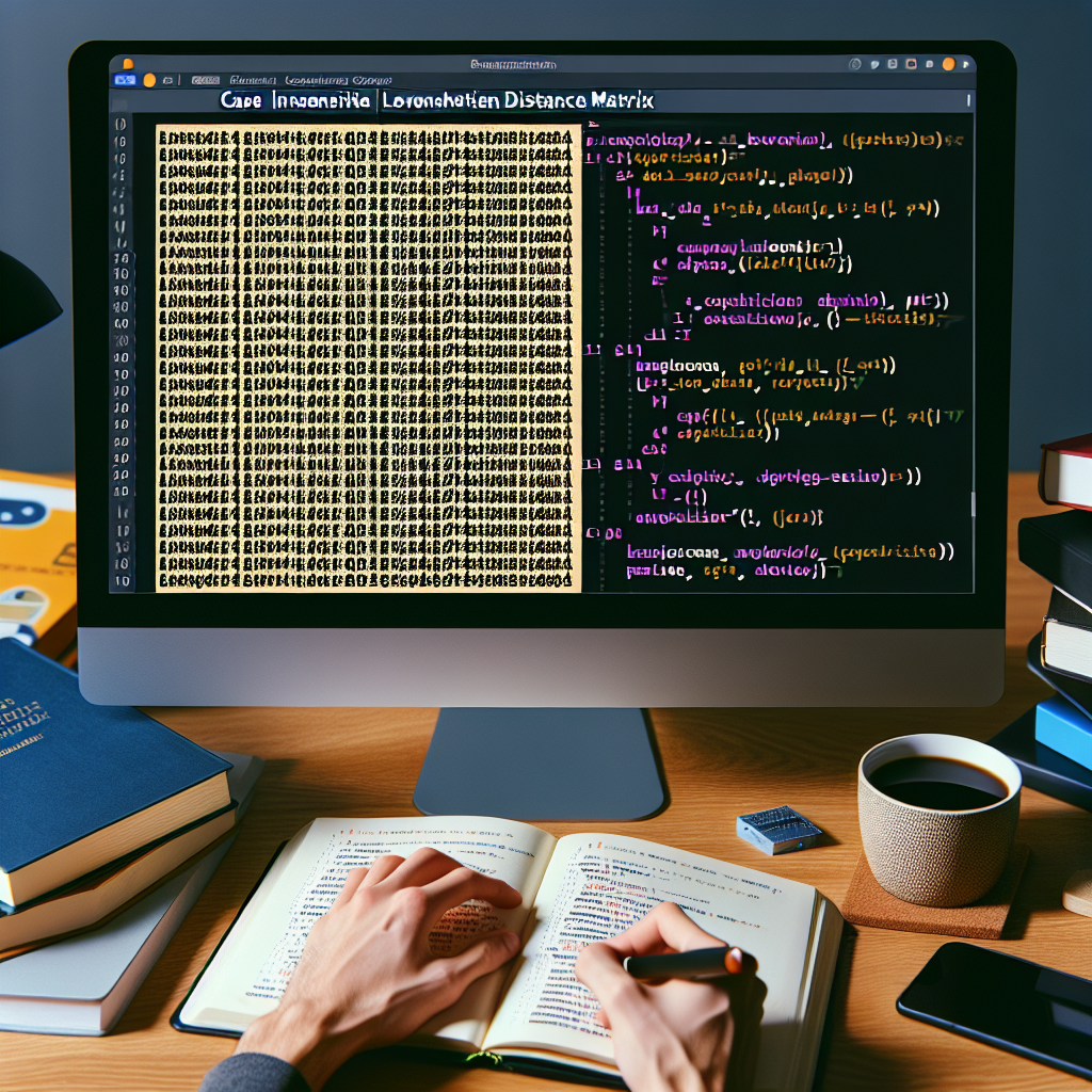Creating a Case-Insensitive Levenshtein Distance Matrix in Python | by Denis Bélanger 💎⚡ | Nov ...