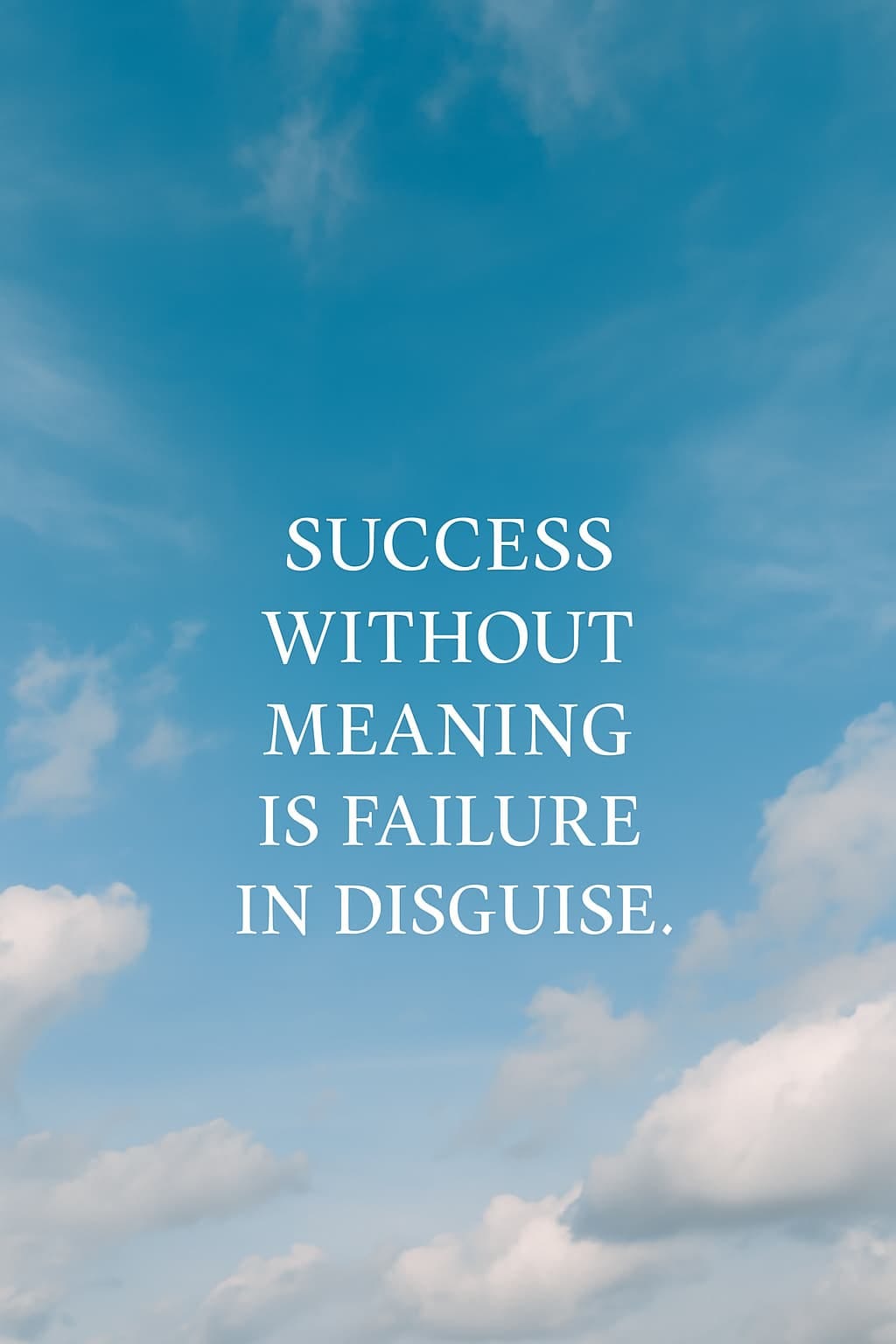 Success Without Meaning Is Failure in Disguise | by Skytquotes | Medium