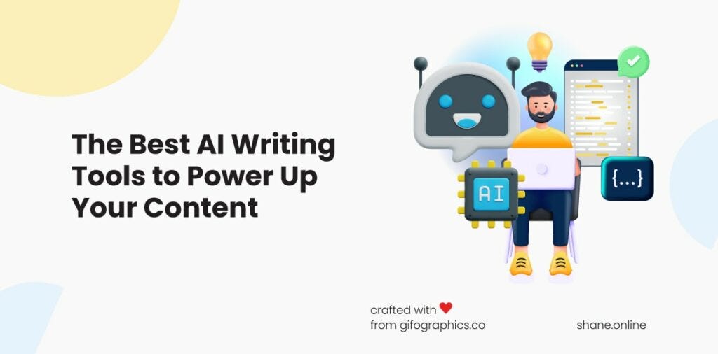 The 10 Best AI Writing Tools to Power Up Your Content | by Shane Barker ...