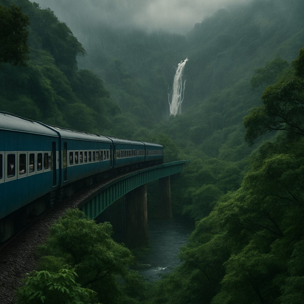 A Train Journey With Rain | by i'am_ vidhurshan | Medium