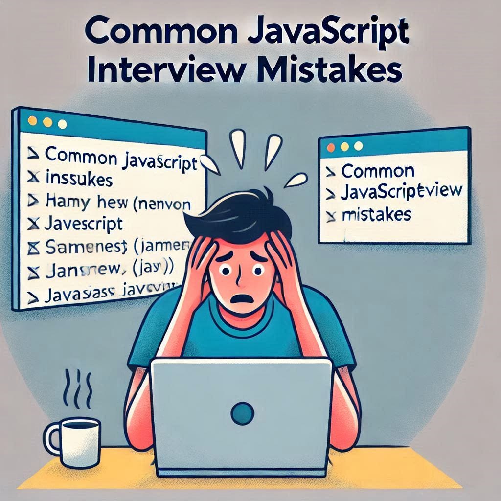 Most Common JavaScript Interview Mistakes and How to Avoid Them | by Aayushpatniya | Dec, 2024 ...