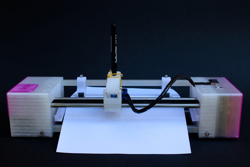 Deep Ink Diver Is a Scalable Pen Plotter | by Jeremy S. Cook | Medium