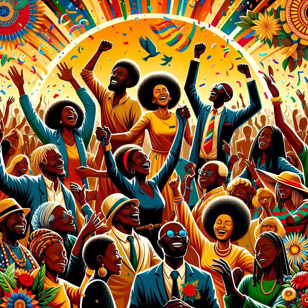 The joy of being in community. We are halfway through Black History ...