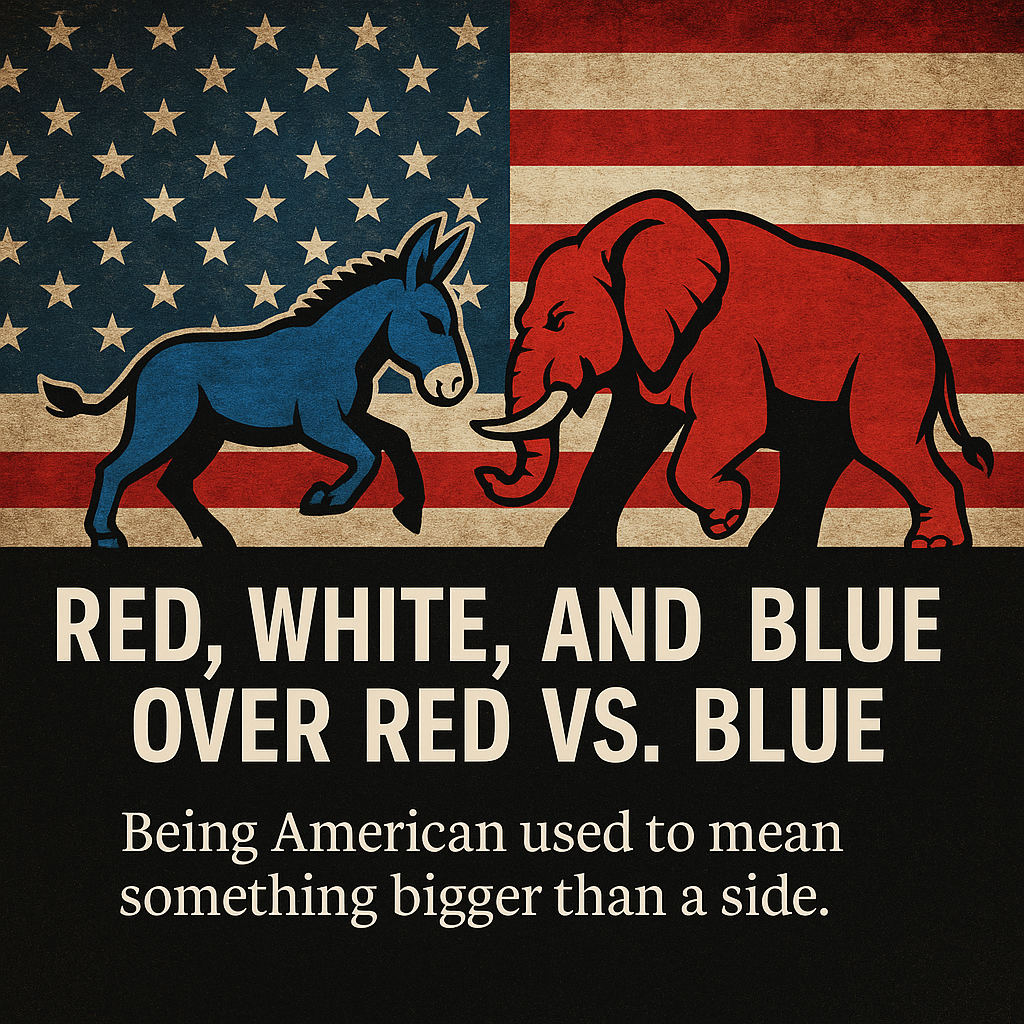 Red, White, and Blue Over Red vs. Blue | by Michael Mercuro | May, 2025 ...
