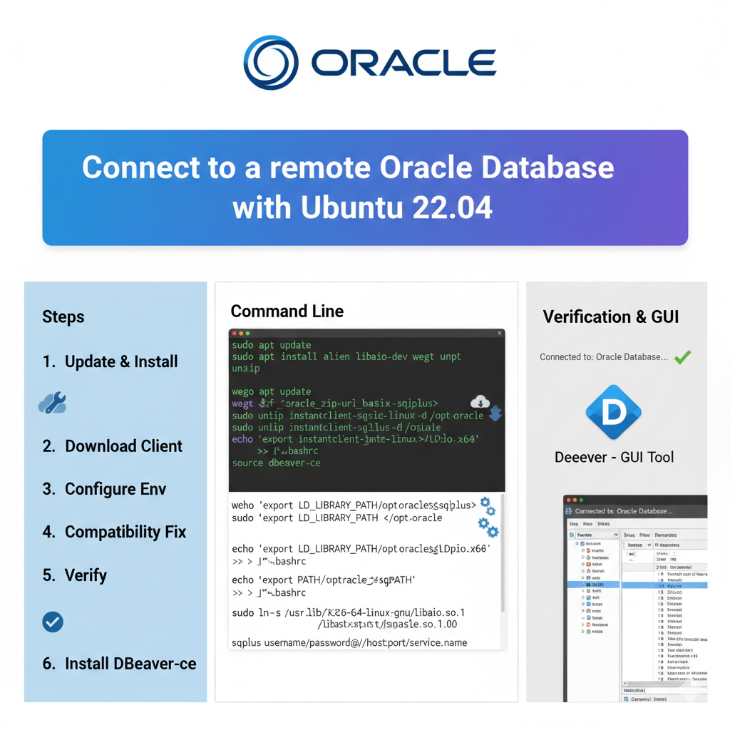 Connect to a remote Oracle Database with Ubuntu 22.04 | by Mobin ...