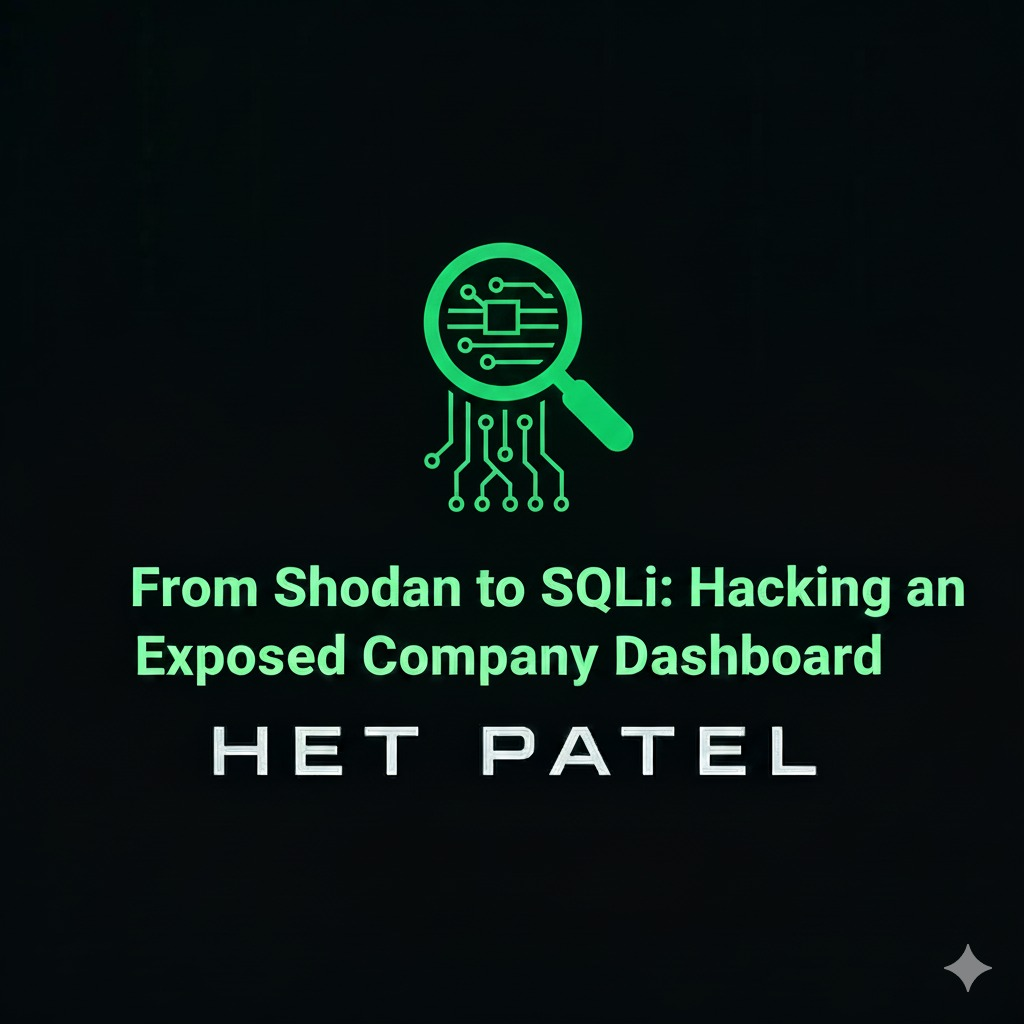 From Shodan to SQLi: Hacking an Exposed Company Dashboard | by Het Patel | Aug, 2025 | InfoSec ...