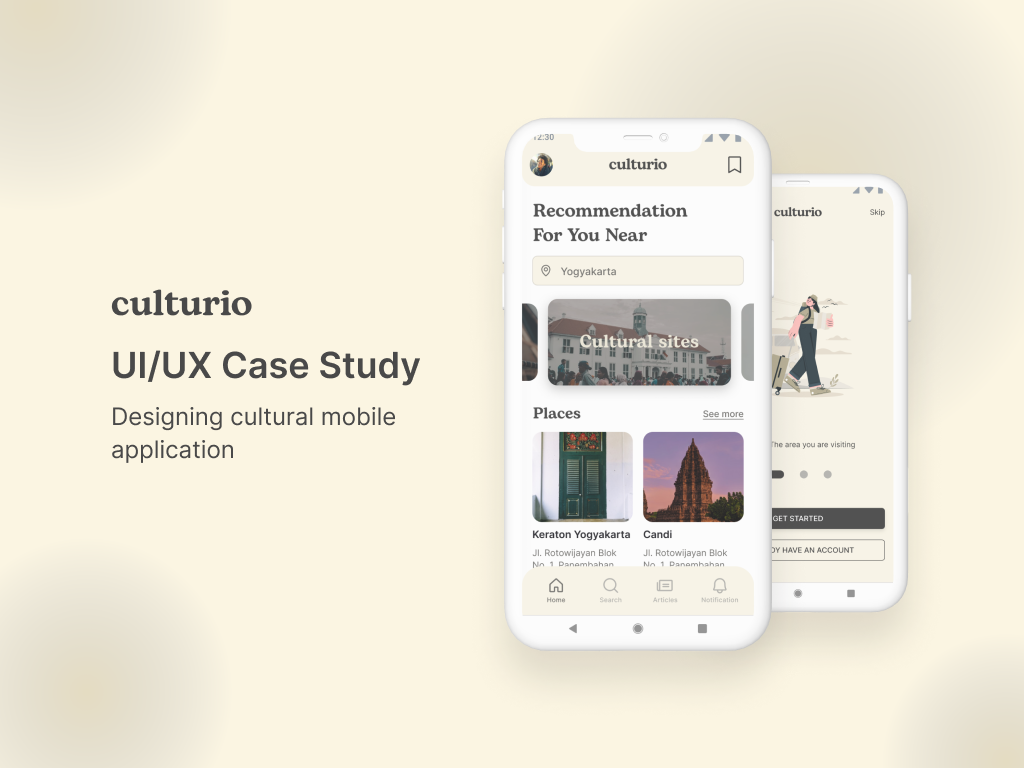 UI UX Case Study: Designing Culturio culture mobile app | by Putri ...