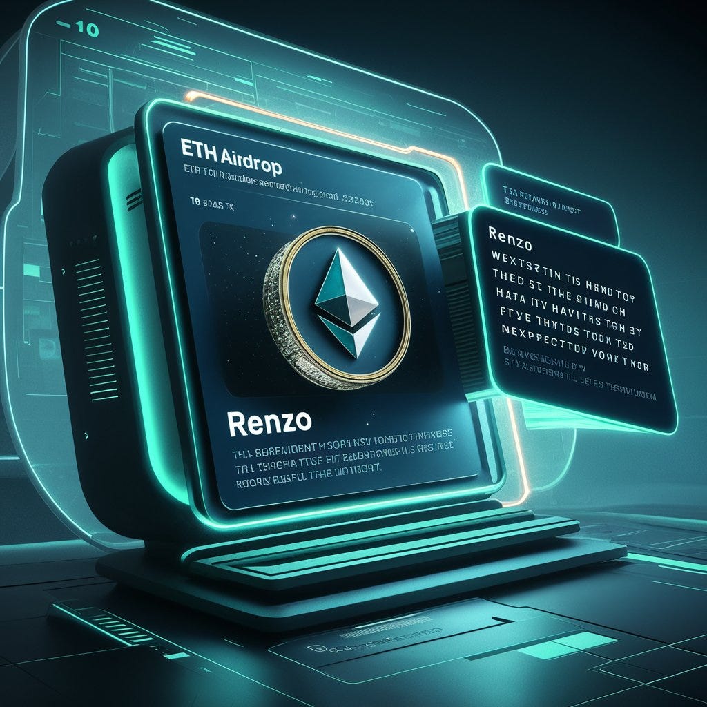 “Renzo Restaked ETH Token Airdrop: Maximizing Ethereum Staking Rewards with Innovation” - RENZO ...