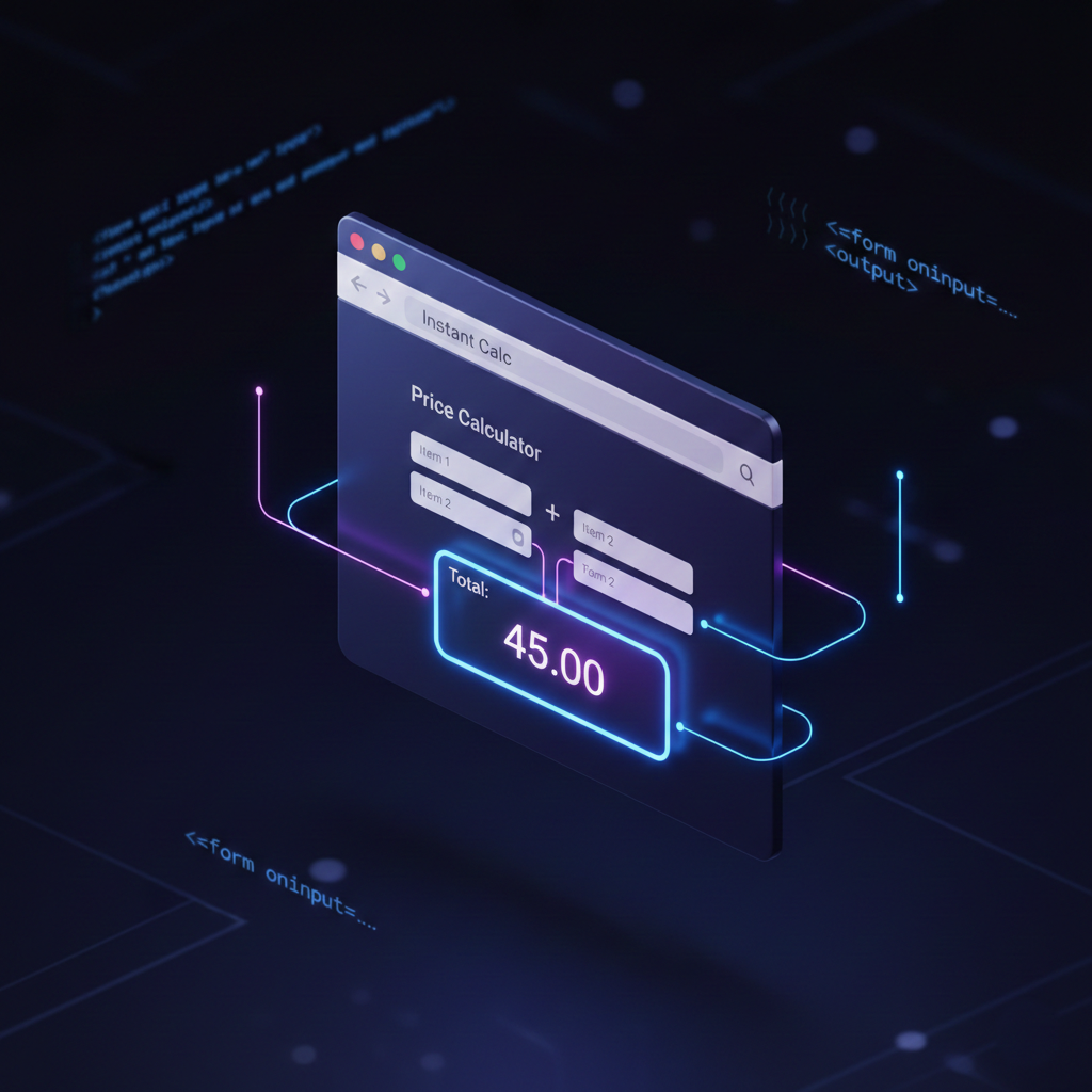 The HTML Trick That Calculates User Input for You | by Amir Ali ...