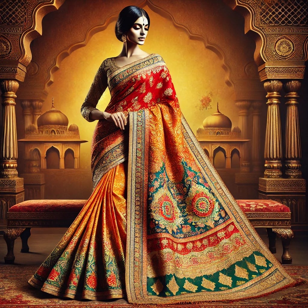 The Saree : Pride, the “Guroor” of. Bharat !!! | by Humane | Dec, 2024 ...