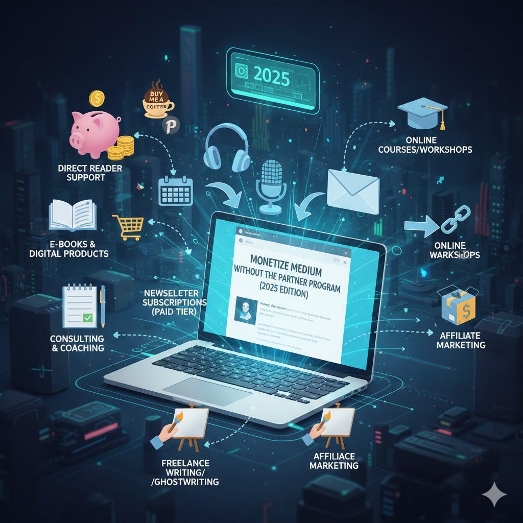 How to Monetize your Medium writing Without the Partner Program in 2025 ...