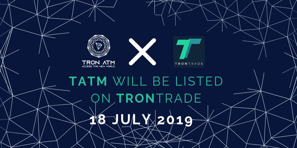 TATM listing on TronTrade !. We are very excited to announce that… | by ...