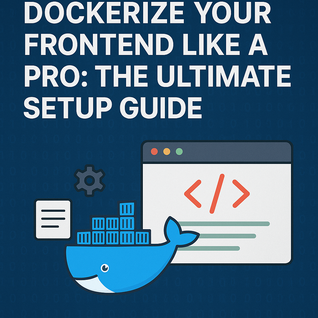 🚀 Dockerize Your Frontend Like a Pro: The Ultimate Setup Guide | by Md. Kanok Hossain | Medium