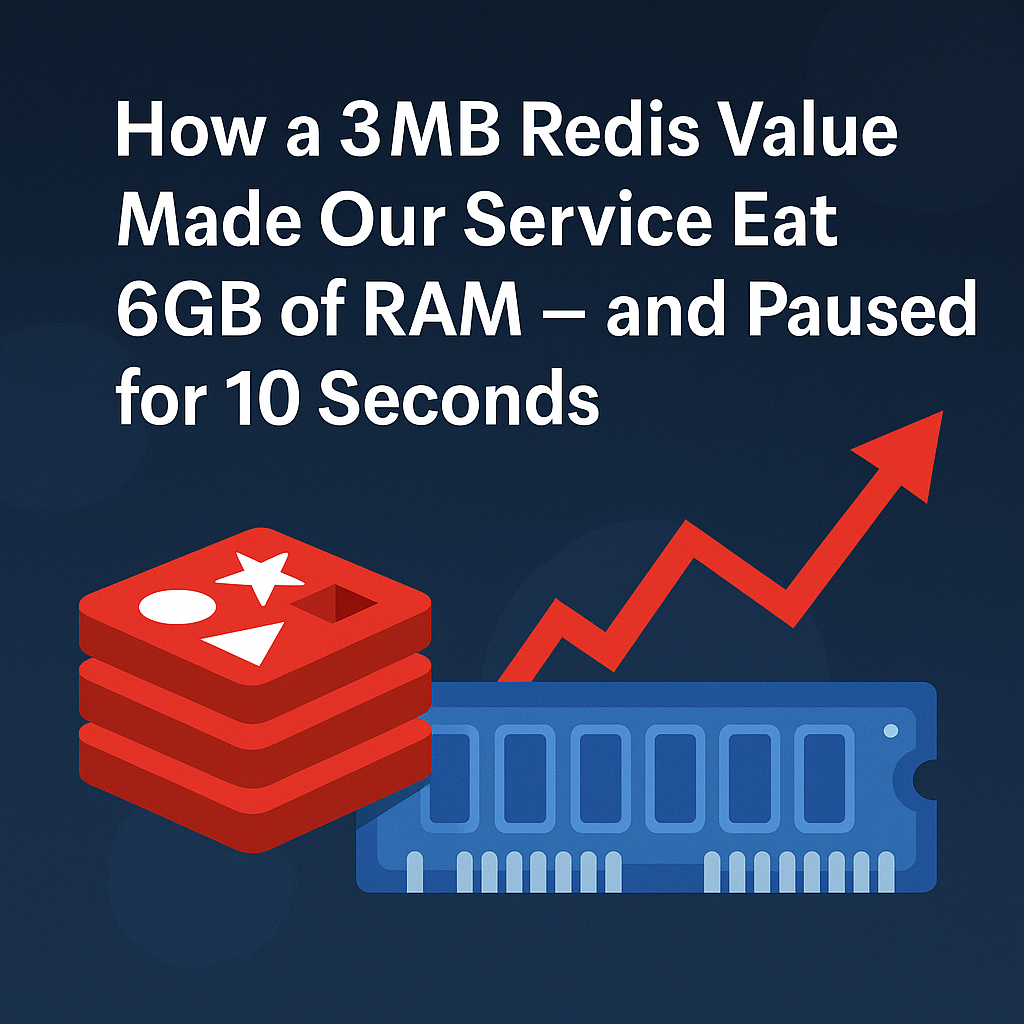 How a 3MB Redis Value Made Our Service Eat 6GB of RAM | by Art | Medium