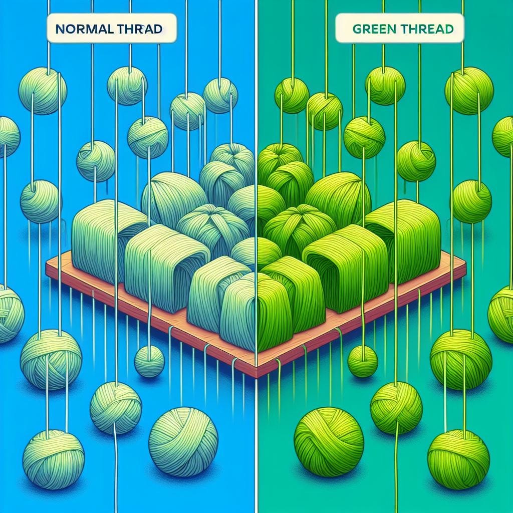 What is the main difference between Native Threads and Green Threads ...