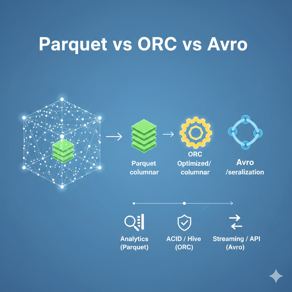 The Data Engineer’s Guide to File Formats: Parquet vs ORC vs Avro | by ...