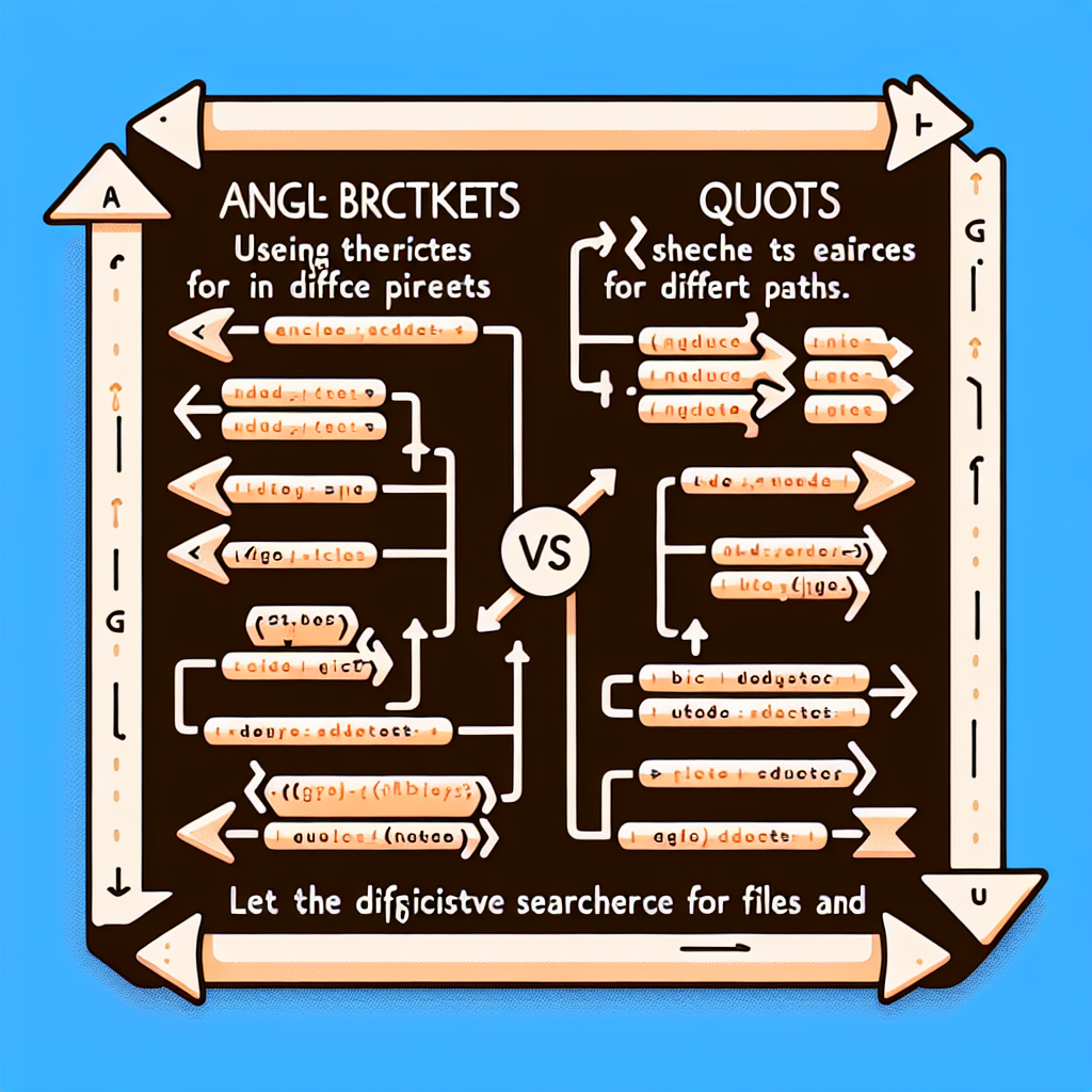 Knowing When to Use Angle Brackets vs. Quotations in C++ Incorporate Directives | by Denis ...