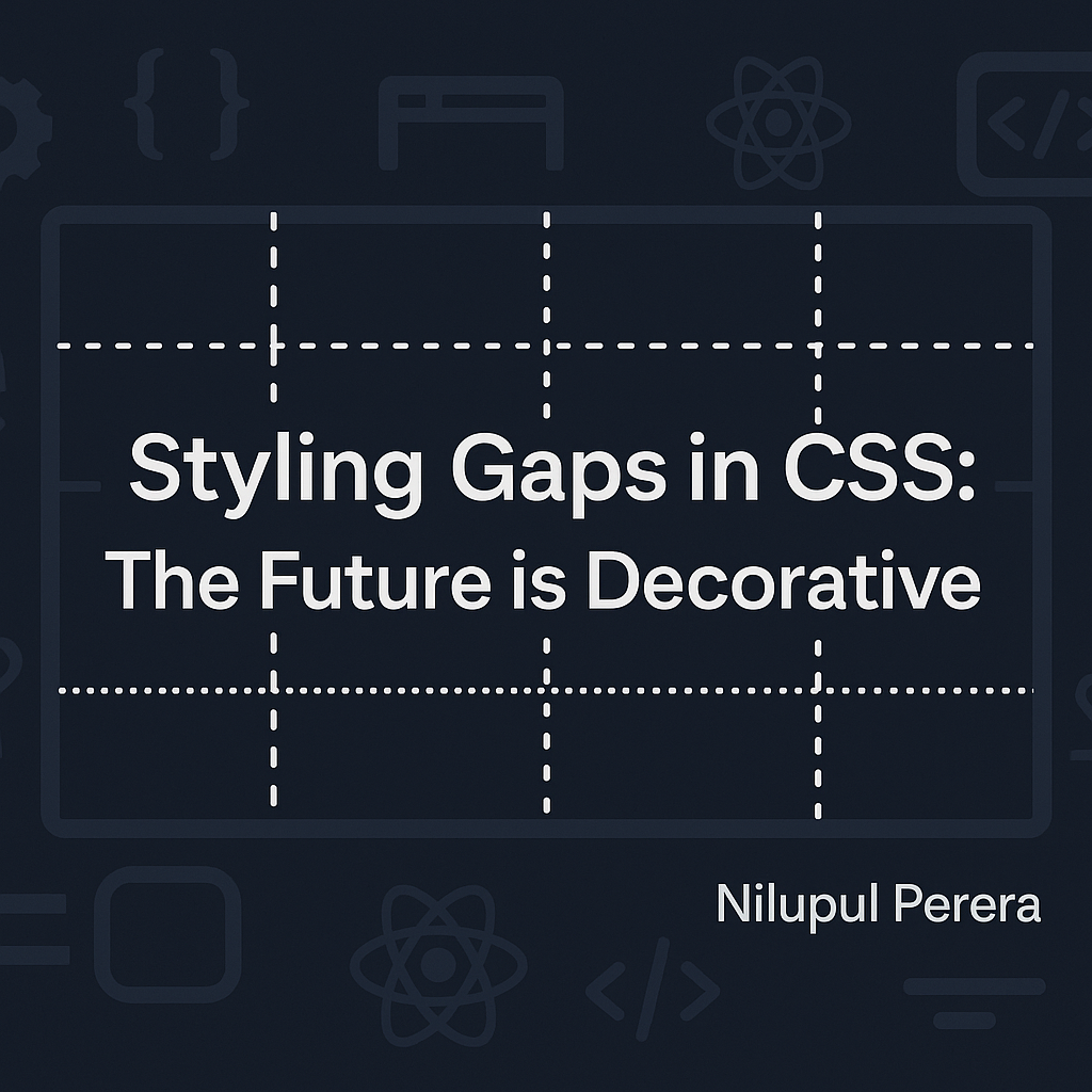 🎨 CSS Gap Decorations Are Coming: Style Grid and Flex Gaps Natively with row-rule & column-rule ...