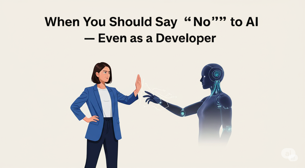 When Developers Should Say No to AI: A Practical Guide | Artificial ...