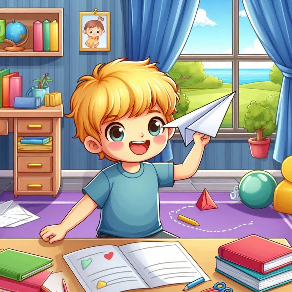 Benny, The Paper Plane Pilot. Alright then! But For Now, Let's Fix ...