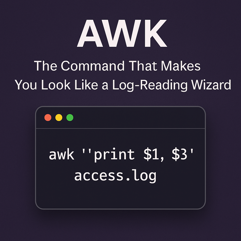 AWK: The Command That Makes You Look Like a Log-Reading Wizard | by Manohar Shetty | Medium