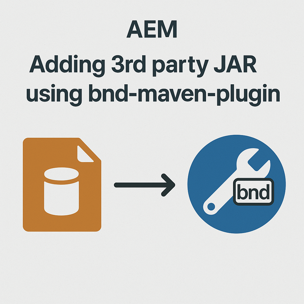 AEM: Adding 3rd party jar using bnd-maven-plugin | by Shankar Angadi | Medium