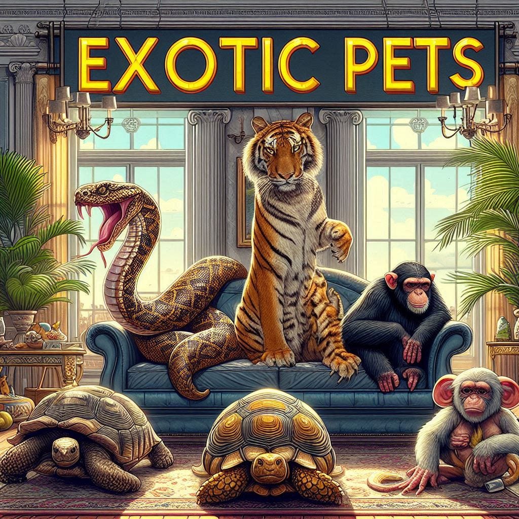 Exotic Pets: I Can’t Cope With Them | by D. Nkwetato Tamonkia ...