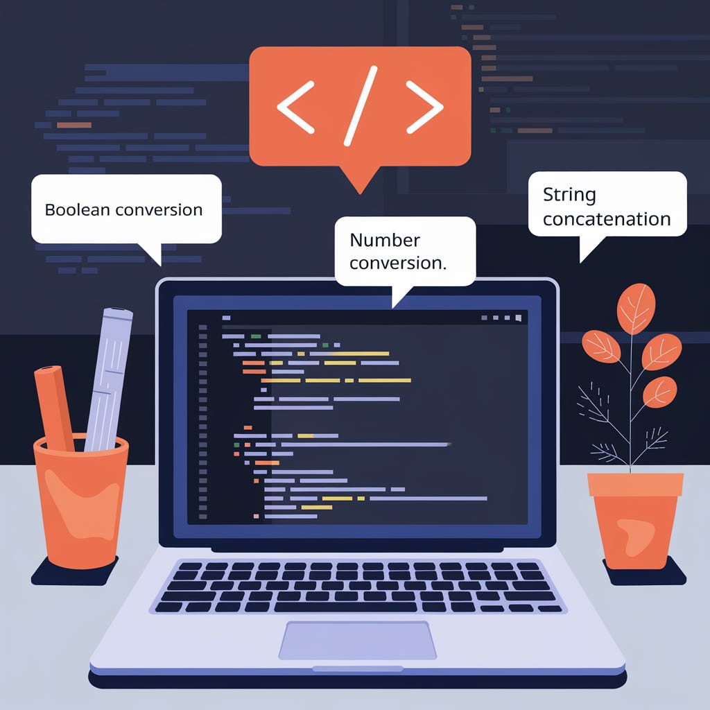 Converting Between Boolean, Numbers, and Strings Concatenation | by ... Converting Between Boolean, Numbers, and Strings Concatenation | by ...