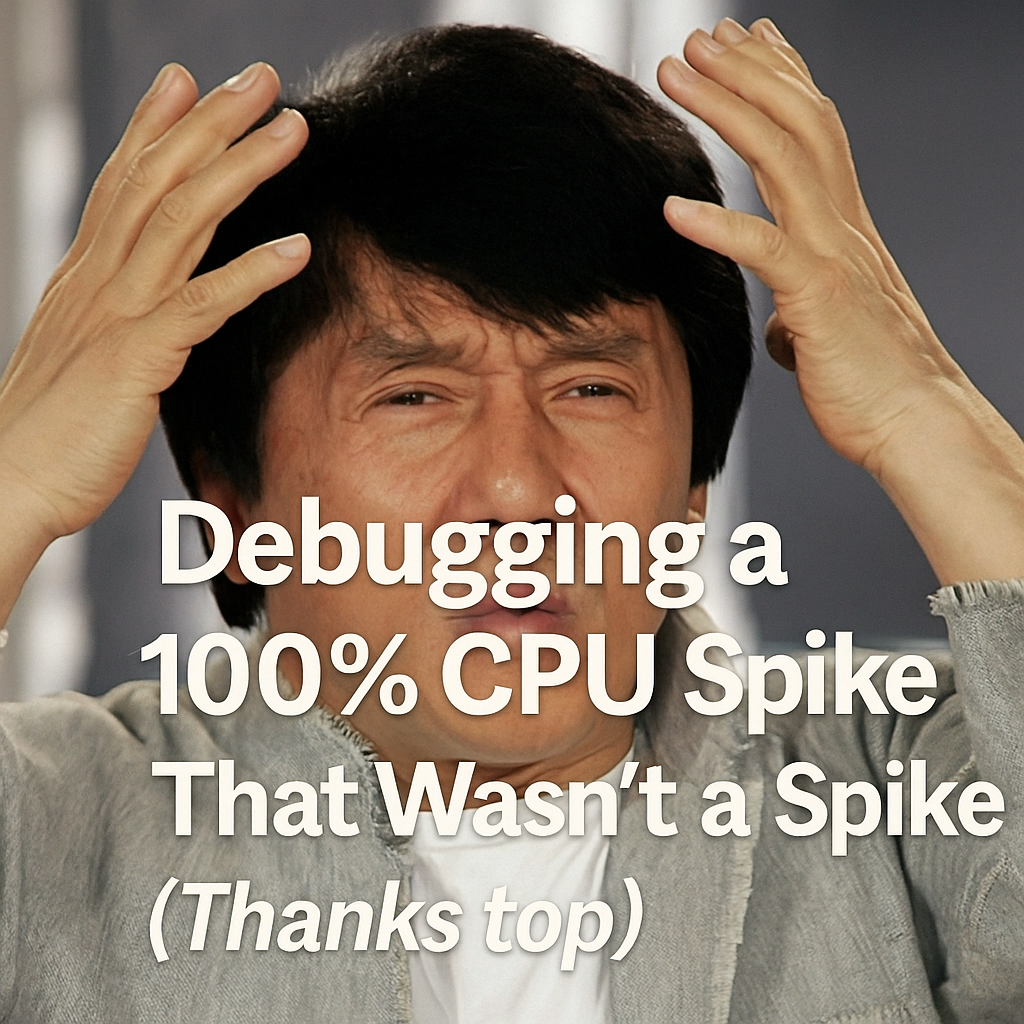 Debugging a 100% CPU Spike That Wasn’t a Spike (Thanks top!) | by Rahul ...