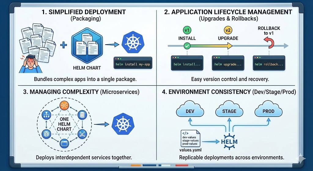 Kubernetes — DAY 7 — 🚀 50+ Essential Helm Commands | by DevOps voice ...