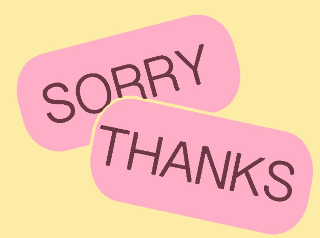SAY SORRY ,SAY THANKYOU( Good for health) | by Zainab 🌼 | Medium