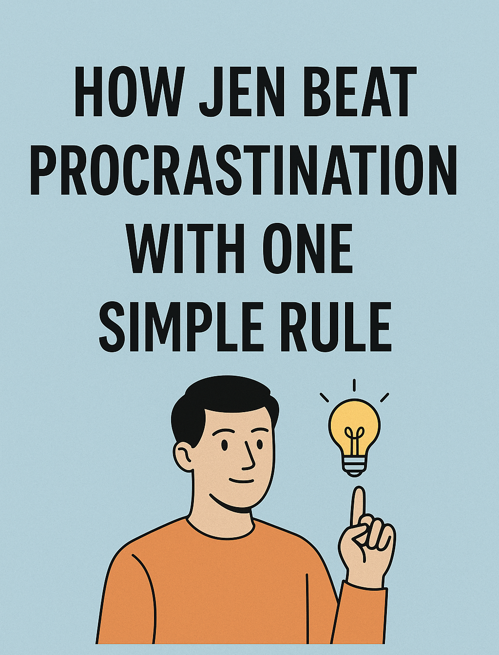 FROM STUCK TO STEADY : JEN’S 10-MINUTE PRODUCTIVITY HACK. | by Hp | Medium
