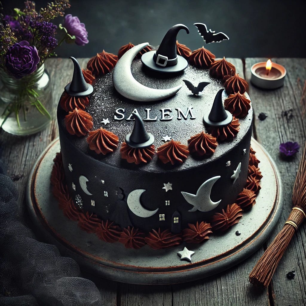 Witchy Delights: Salem-Themed Cake Recipe for a Spooky Celebration 🎃 ...
